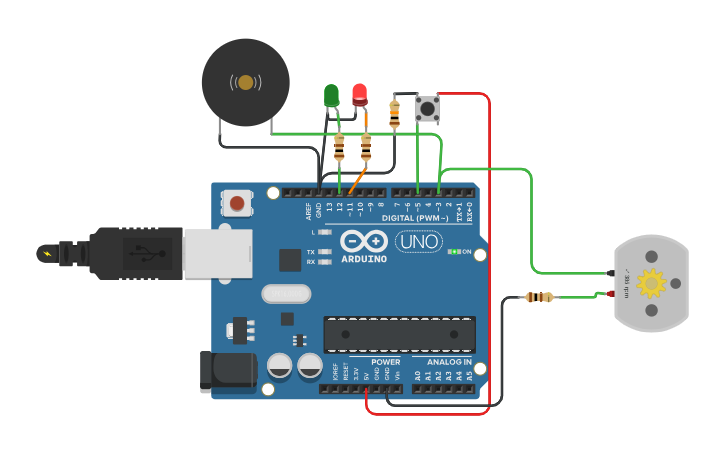 Circuit design security system - Tinkercad