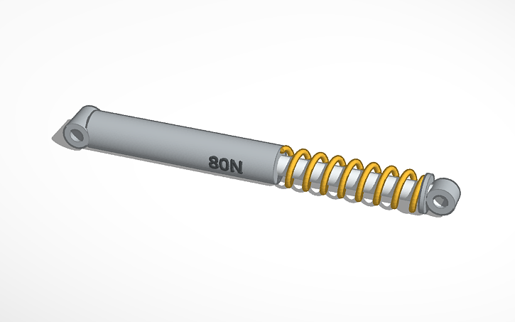3D design Gas Strut - Tinkercad