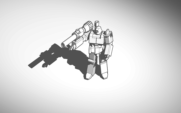 3D design G1 megatron - Tinkercad