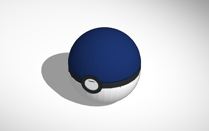 3D design captains ball - Tinkercad
