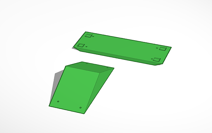 3D design Fingerboard/Tech Deck Ramp - Tinkercad