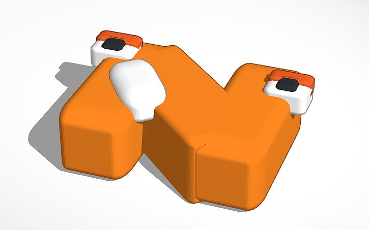 3D design Alphabet Lore: N - Tinkercad