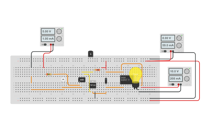 Circuit design circuito 2 o grande desafio - Tinkercad