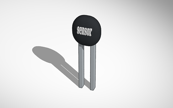 3D design resistor - Tinkercad