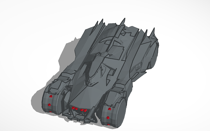 3D design Batmobile - Tinkercad