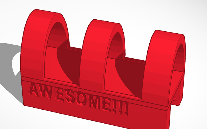 3D design curve bridge | Tinkercad