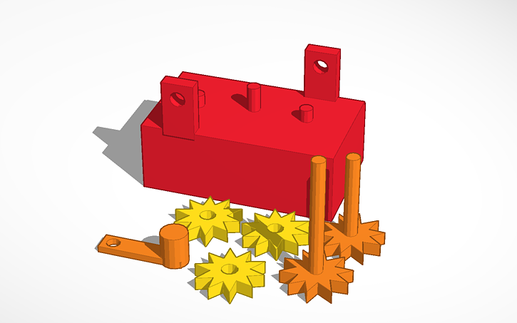 3D design Gear Box - Tinkercad