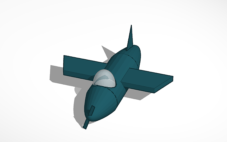 3D design Easy Airplane | Tinkercad
