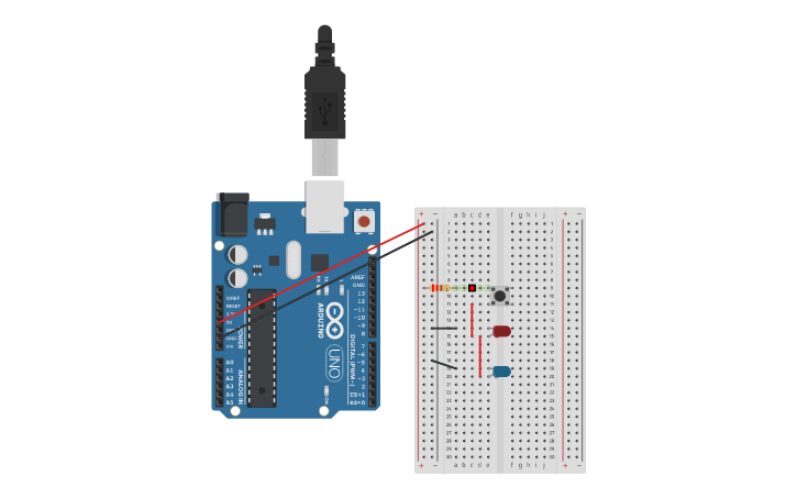 Circuit design Light Switch Parallel Circuit | Tinkercad