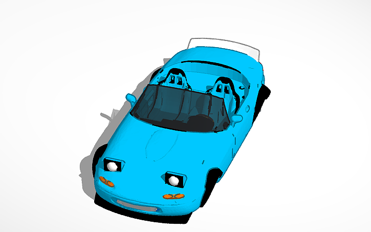 3D design 1990 mx-5 my dream car - Tinkercad