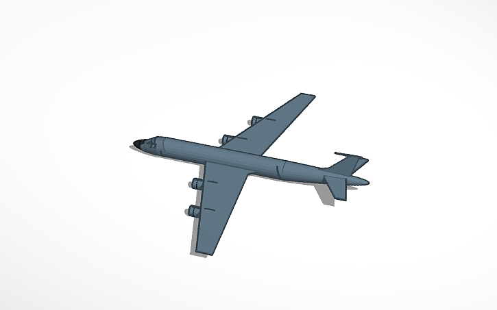 3D design Boeing KC-135 Stratotanker - Tinkercad