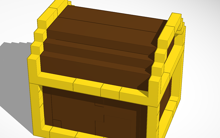 3D design Pixel Chest | Tinkercad