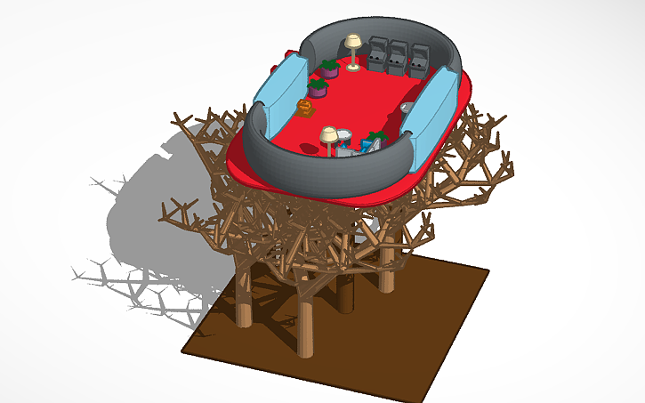 3D design treehouse | Tinkercad