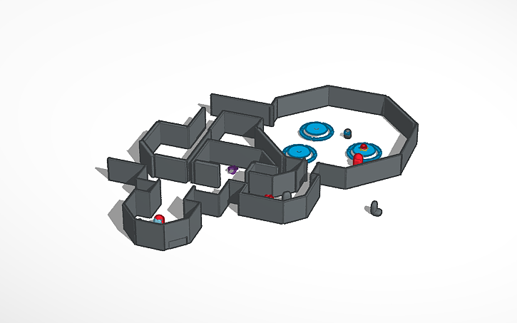 3D design the skeld(wip)(with green, again) | Tinkercad