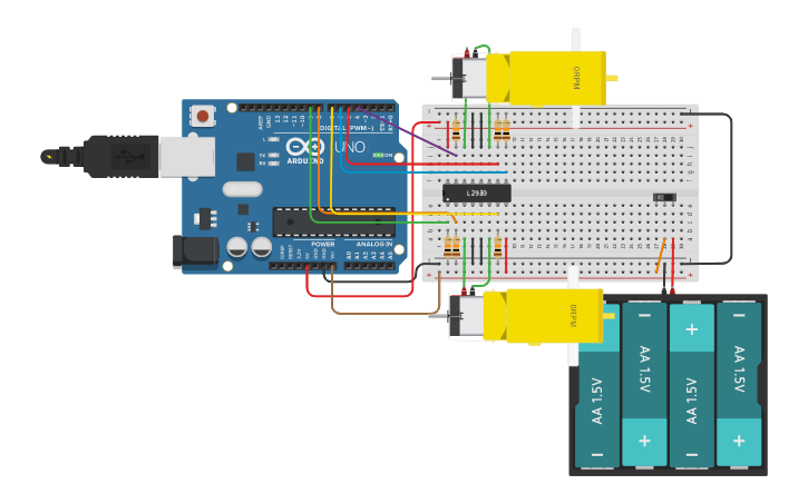 Circuit design Taller TP10 - Programación electrónica 10 | Tinkercad