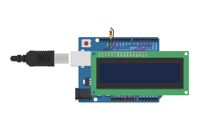 Interfacing Lcd With Arduino On Tinkercad Arduino Way