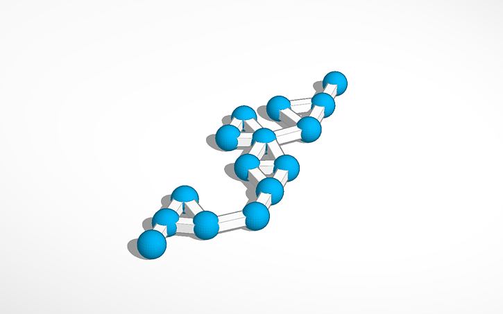 3D design DNA Sample - Tinkercad