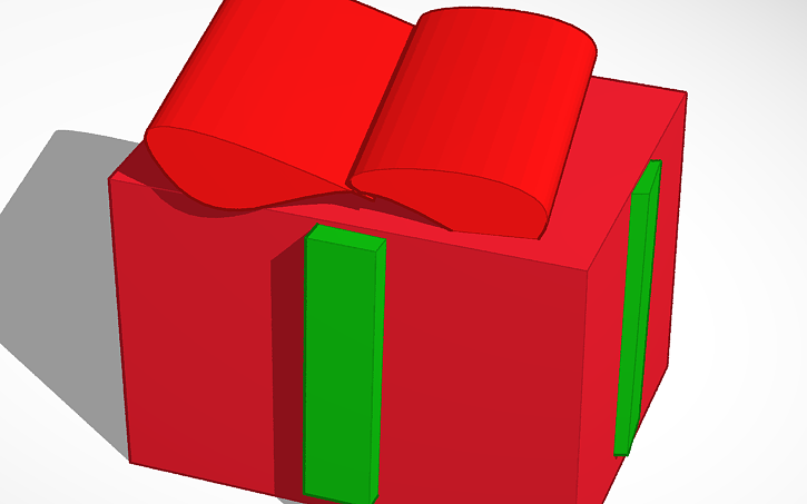 3D design christmas present - Tinkercad