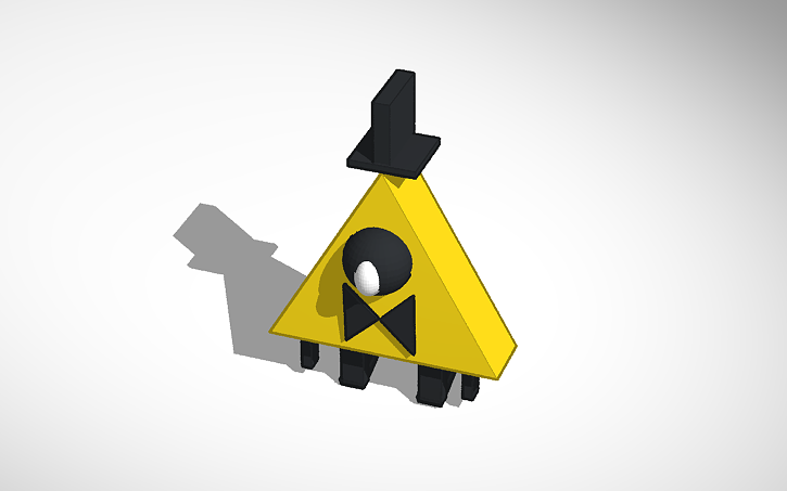 3D design Bill Cipher - Tinkercad