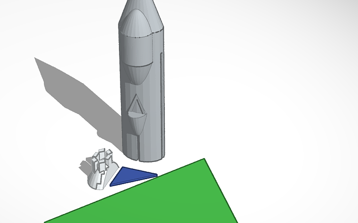 3D design Delta-wing plane | Tinkercad