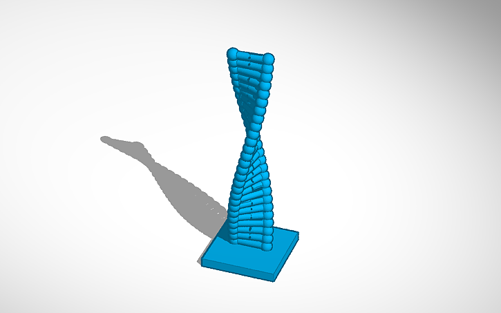 3D design DNA - Tinkercad