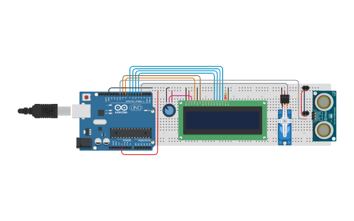 Circuit design Arduino_Ground_Clearance_system - Tinkercad