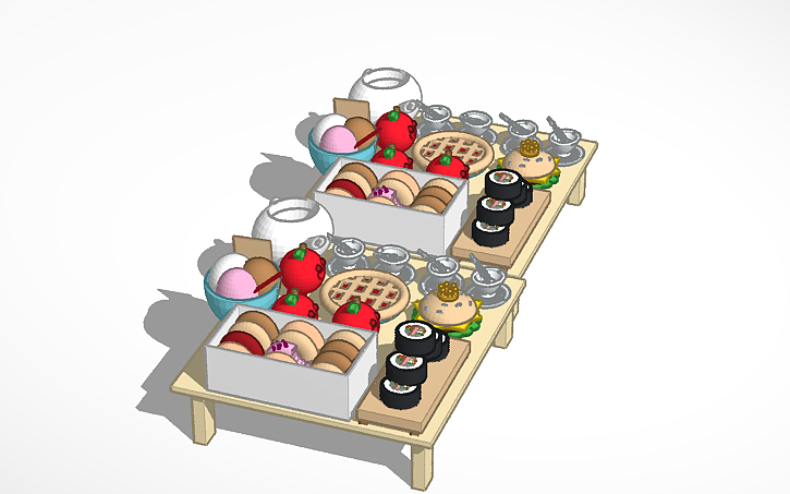 3D design FOOD!!!!!! - Tinkercad