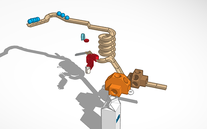 3D design Ball run - Tinkercad
