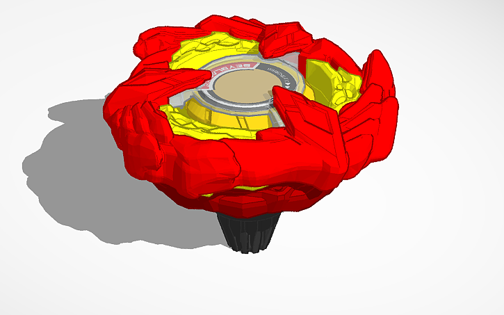 3D design beyblade x phoenix wing - Tinkercad