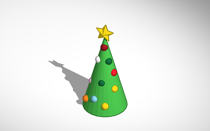 3D design Christmas Tree | Tinkercad