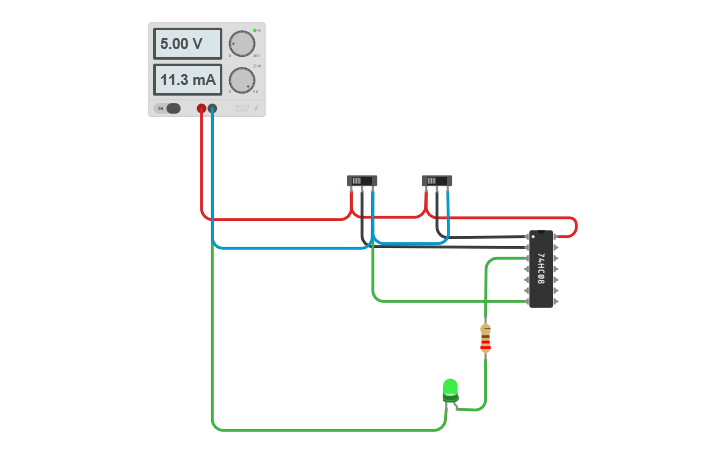 Circuit design projeto Porta E - Tinkercad
