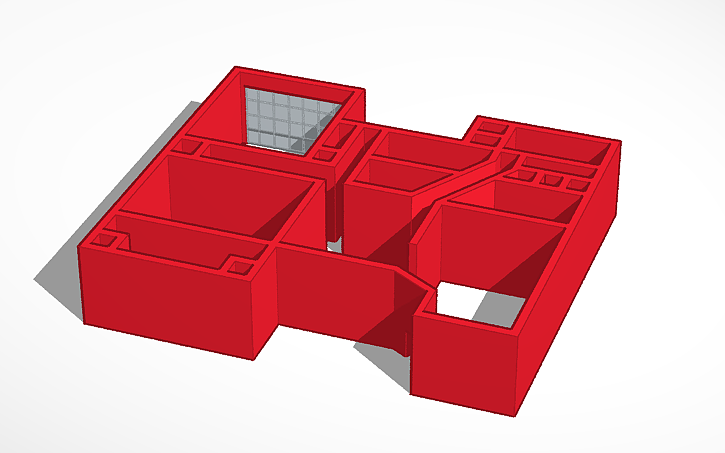 3d Design House Floor Plan Tinkercad