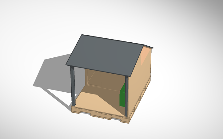 3D design Dog House - Tinkercad