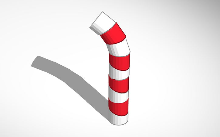 3D design Candy cane | Tinkercad