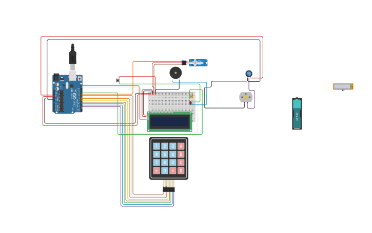 Circuit design Bobinadora | Tinkercad