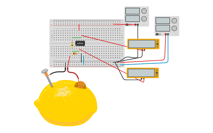 Circuit design EJEMPLO CLASE AO - Tinkercad