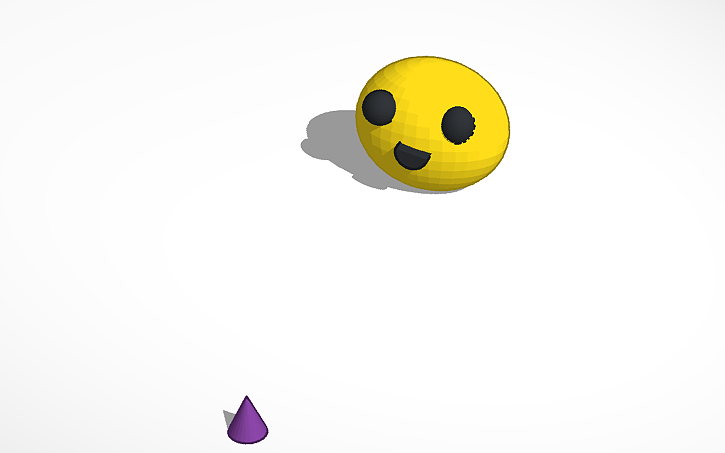 3D design AwSoMe SmIlIng faCe ;) | Tinkercad