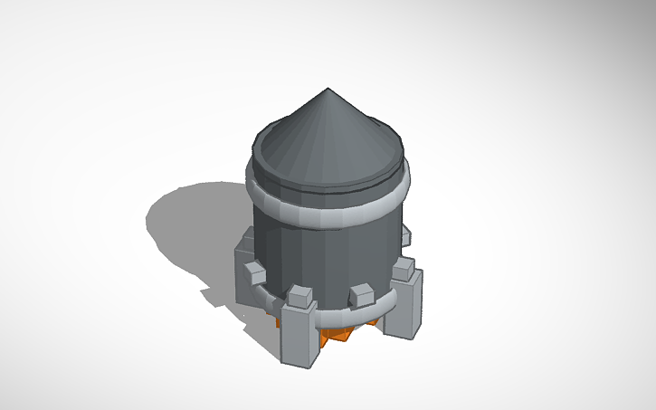 3D design Clash Royale - Rocket | Tinkercad