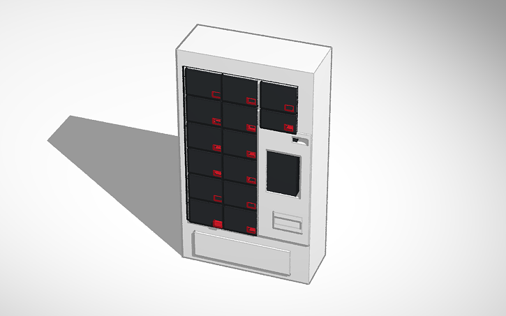3D design vending machine - Tinkercad