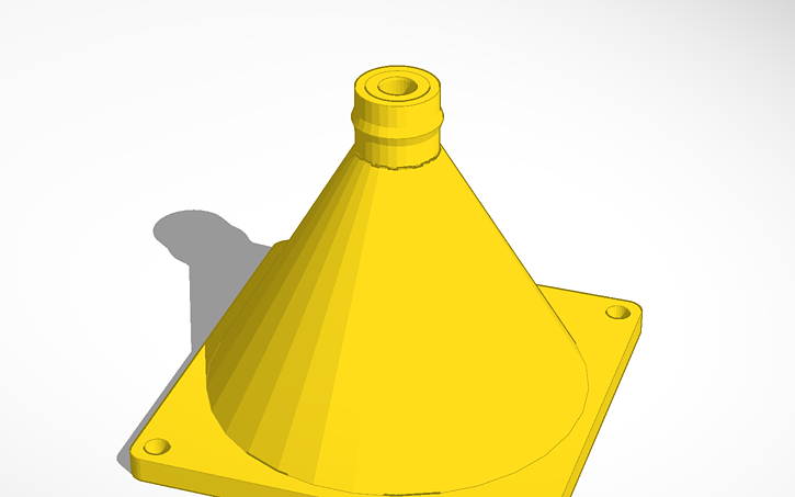 3D design Funnel for Fan | Tinkercad