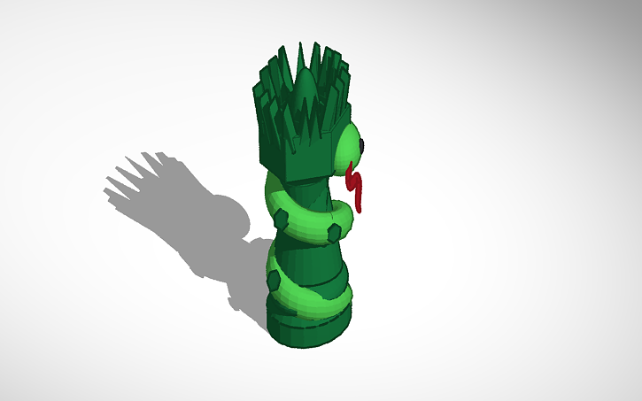 3D design Izzy Rodighiero queen chess snake | Tinkercad