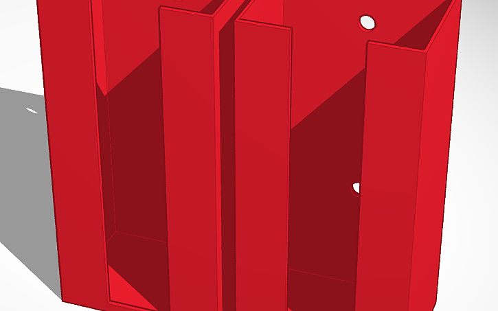 3D design Remote Control Caddy - Tinkercad