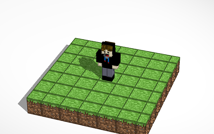 3D design Minecraft skin - Tinkercad