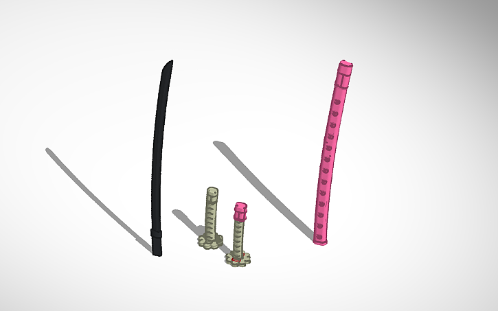 3D design Shusui ZORO - Tinkercad