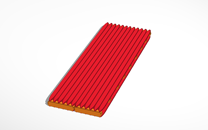 3D design Popsicle Stick | Tinkercad