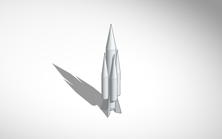 3D design Rocket - Tinkercad