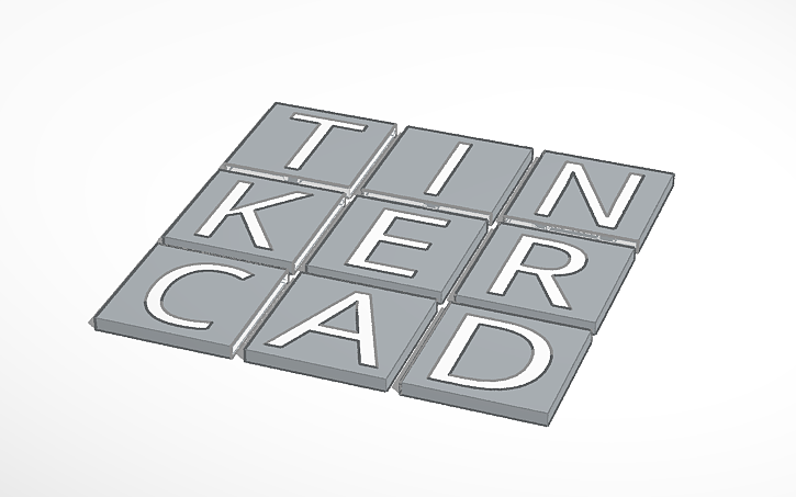 3D design Low-Vis TinkerCAD Logo - Tinkercad