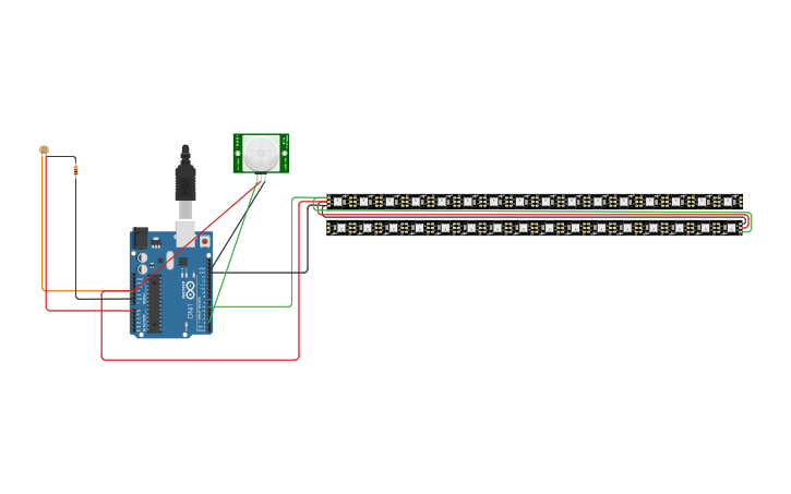 Circuit design PDC DESIGN - Tinkercad