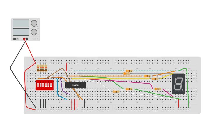 Circuit Design Bcd Tinkercad