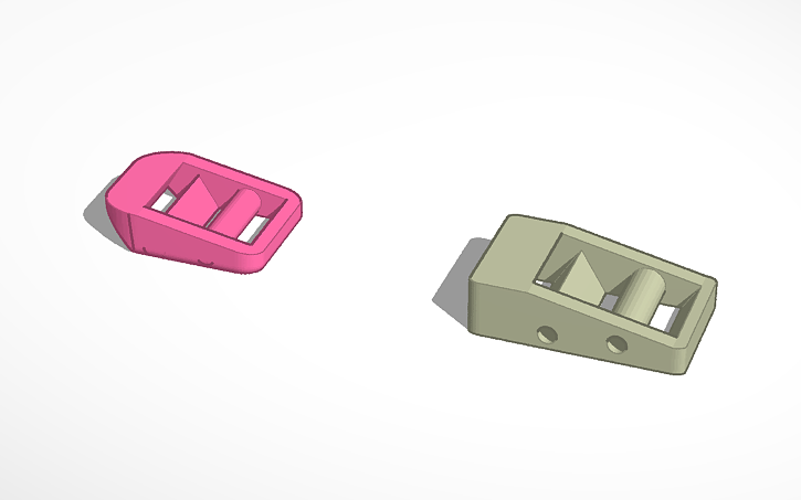 3D design clasp - Tinkercad